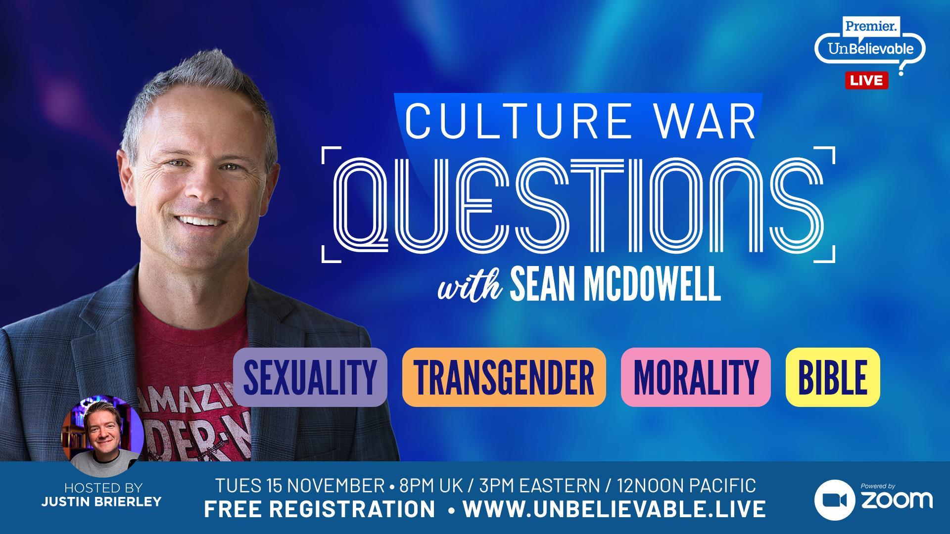 Culture War Questions: Sean McDowell on Sexuality, Transgender ...